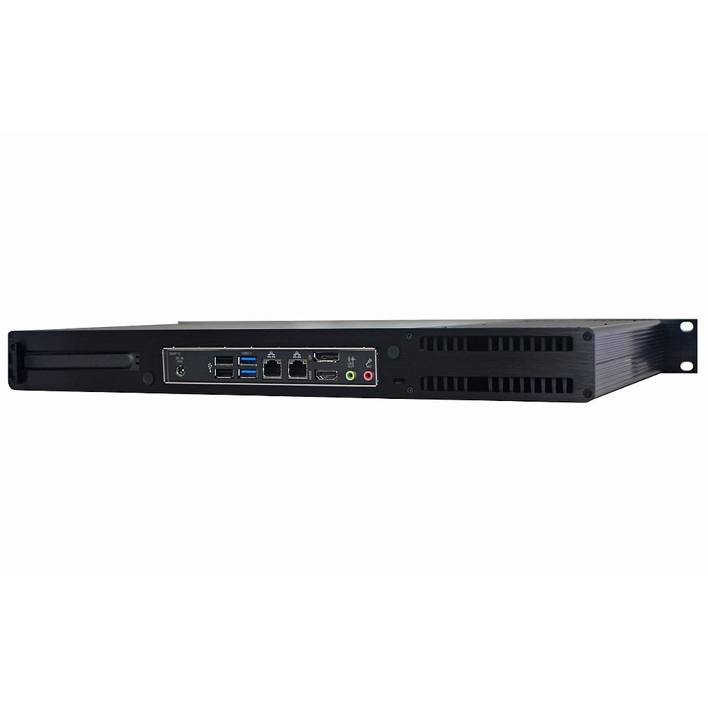 1U Fanless Industrial Computer 1ST-1U-F35: 8x USB, 2x LAN